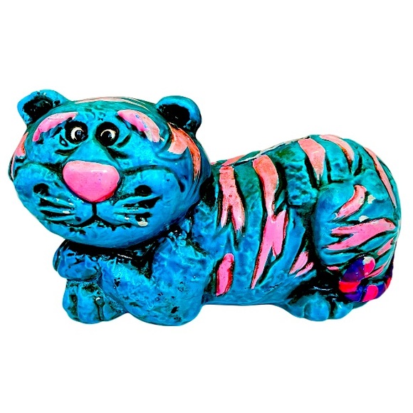 Vintage | Accents | Vintage Bank 97s Chalkware Tiger Cat Coin Bank ...
